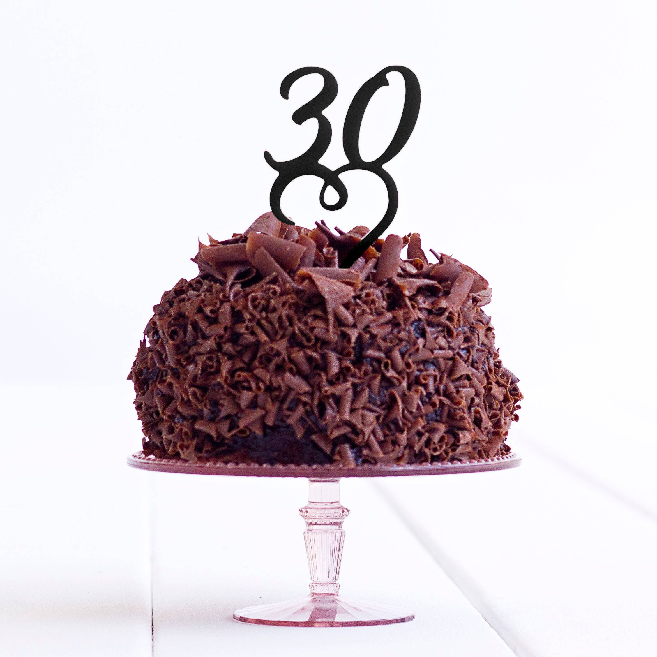 30 Birthday Party Cake Topper 30th Cake Topper 30 Cake | Etsy