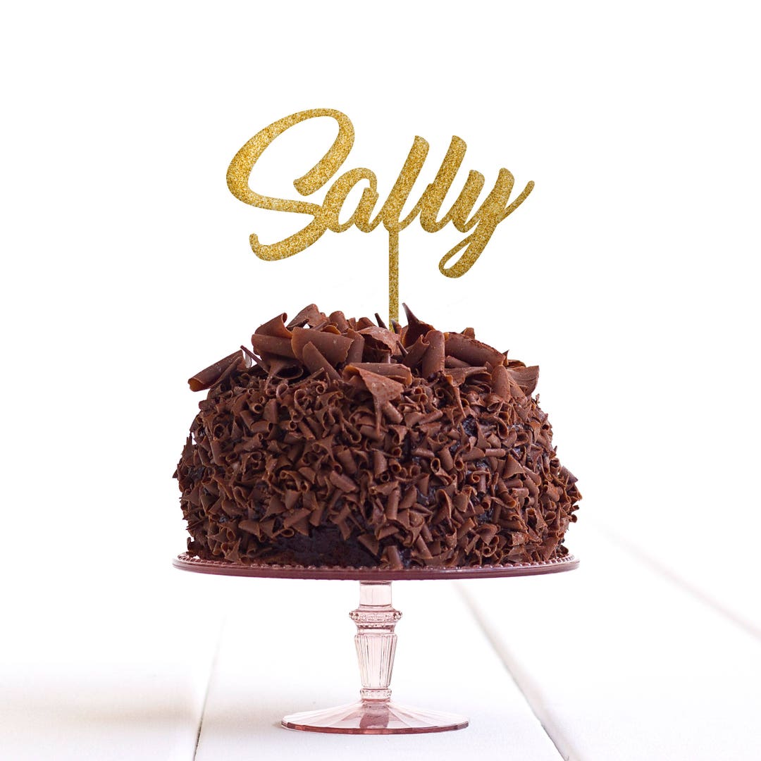 Custom Cake Topper Birthday Party Decoration Medium Size C Same Day ...