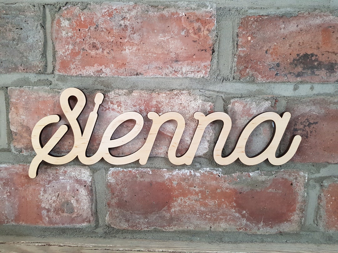 Plywood Name Sign Large Wooden Sign Personalised 30cm or 45cm or 59cm ...