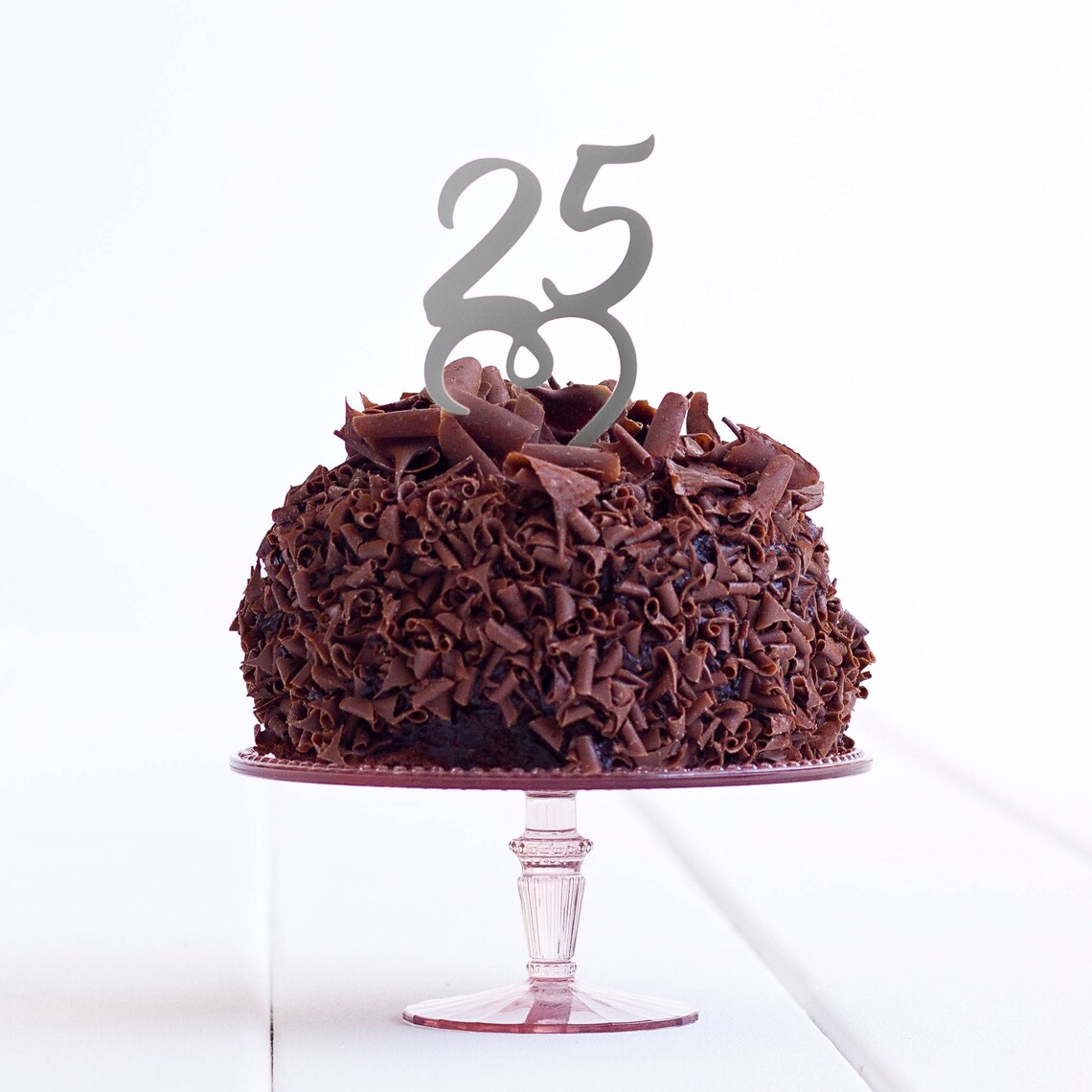 25 Cake Topper 25th Cake Topper 25 Birthday Party Cake - Etsy
