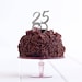 25 Cake Topper 25th Cake Topper 25 Birthday Party Cake - Etsy