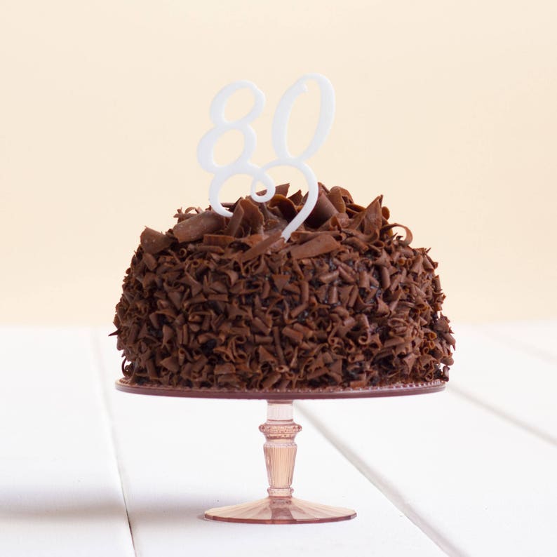 80 Cake Topper Birthday Party Decoration 80 Cake Topper | Etsy