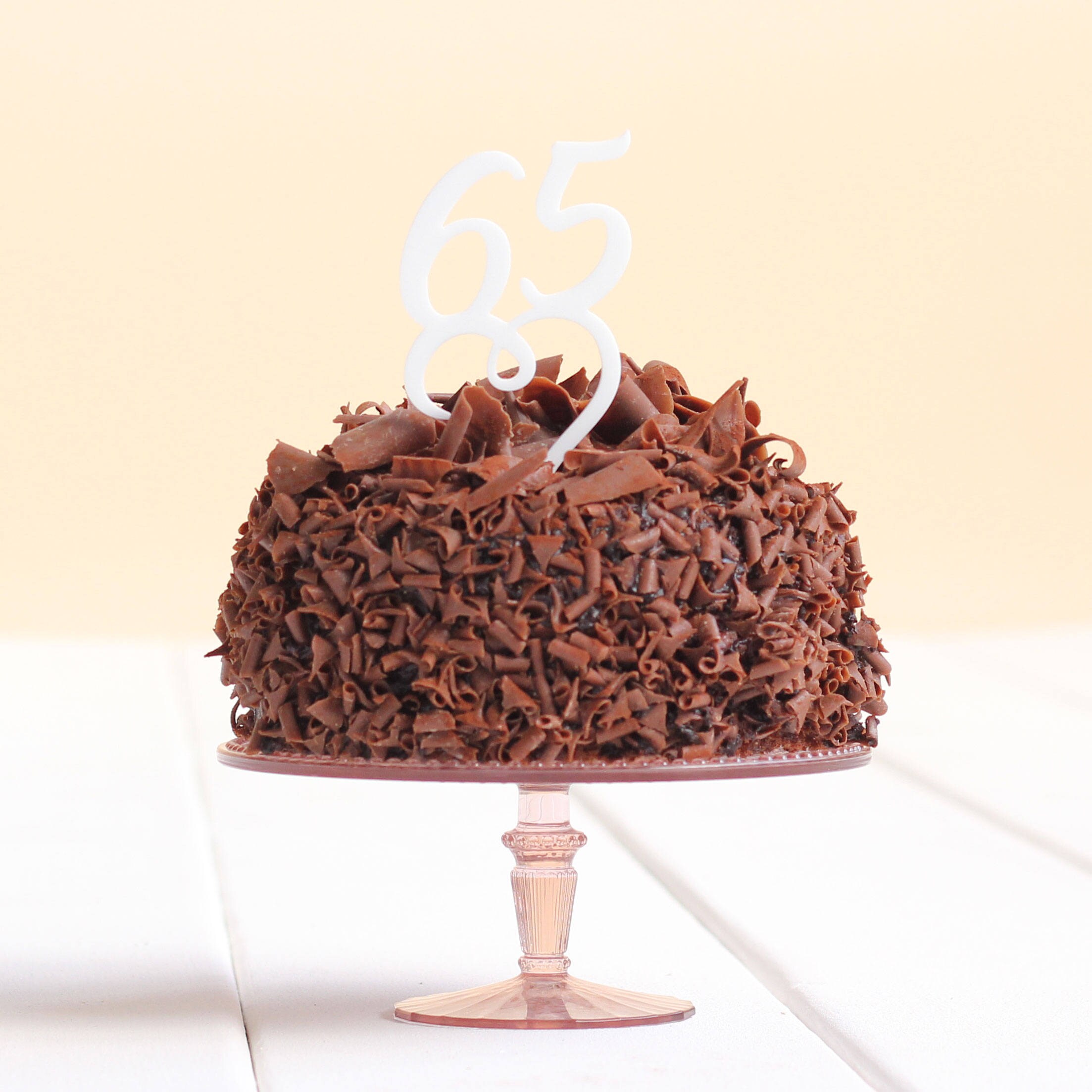 65 Cake Topper Birthday Party Decoration Sixty Five Cake - Etsy