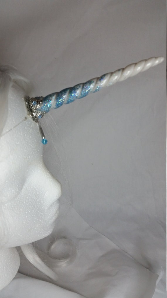 Celestia white Pearl W/ Light Blue Glitter MLP Inspired - Etsy