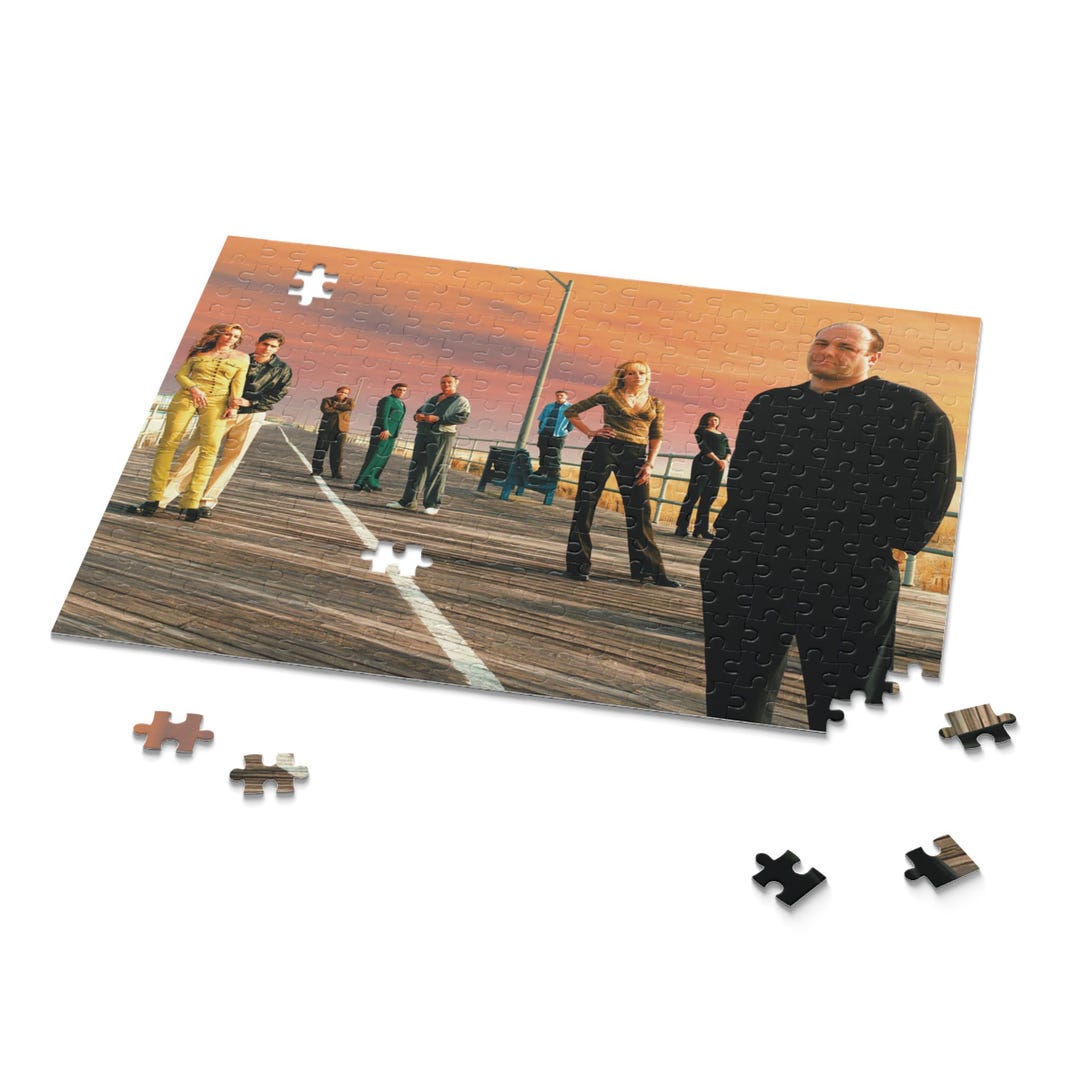 Jigsaw Puzzle, the Sopranos Cast Puzzle - 120, 252, 500-piece, Fun ...