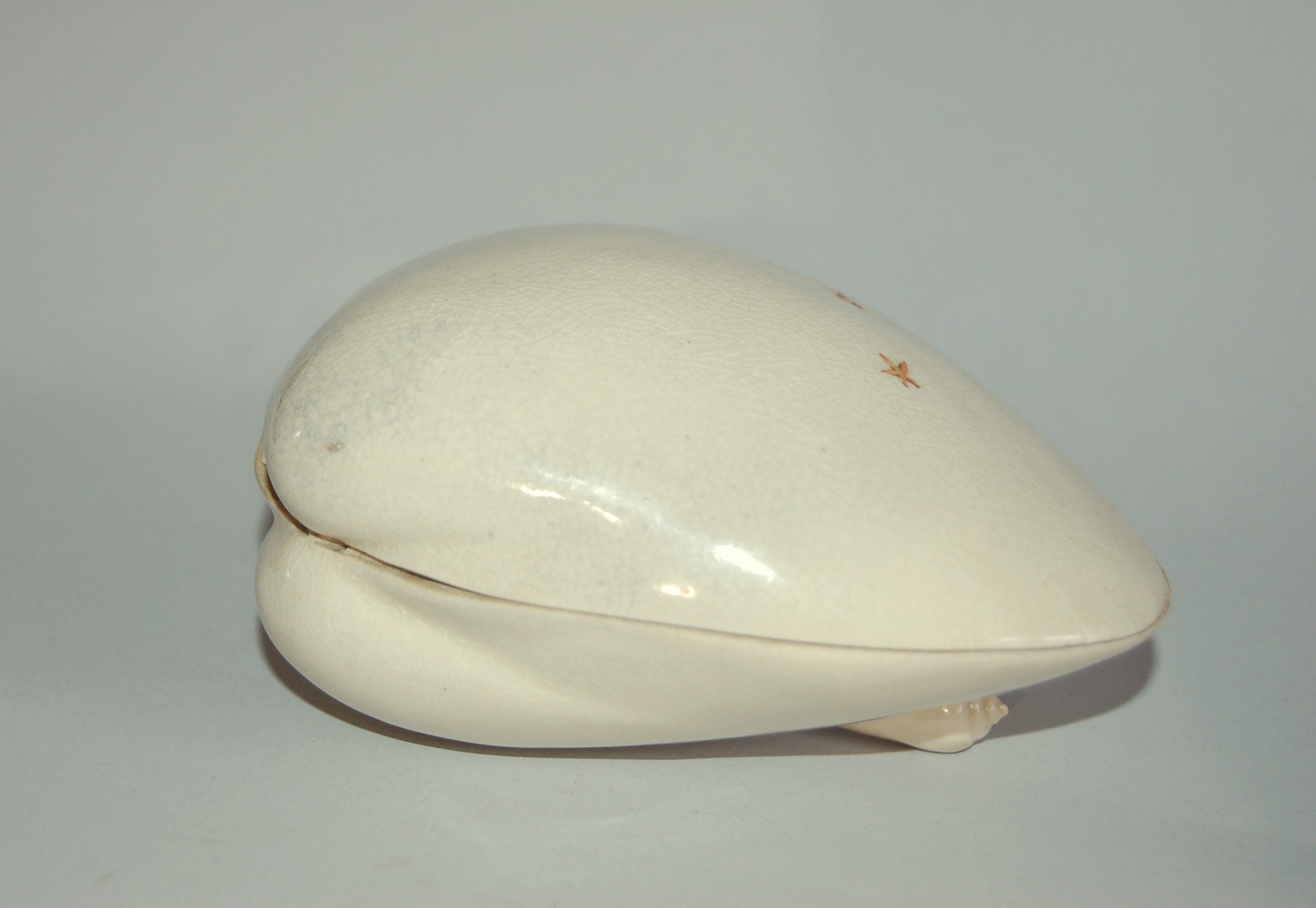 Box in Shape of Clam Shell, by Gyokumeizan, Satsuma Ceramic Ware ...