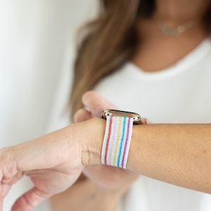 Apple Watch Elastic Band, Stretch Apple Band 38mm/40mm, 42mm/44mm ...