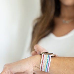 Apple Watch Elastic Band, Stretch Apple Band 38mm/40mm, 42mm/44mm ...