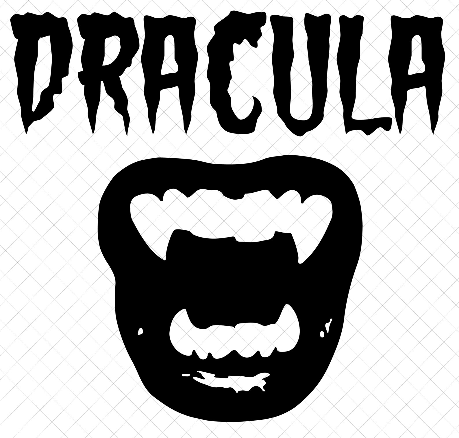 Dracula Clipart Cut-files, Digital Stencils, Vampire, Monsters ...