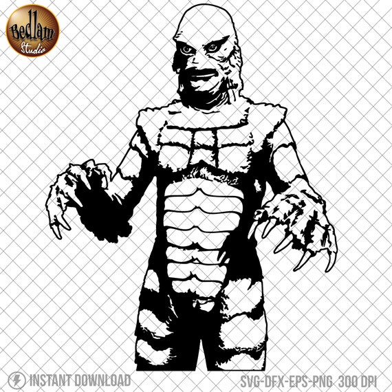 Creature From The Black Lagoon Drawing