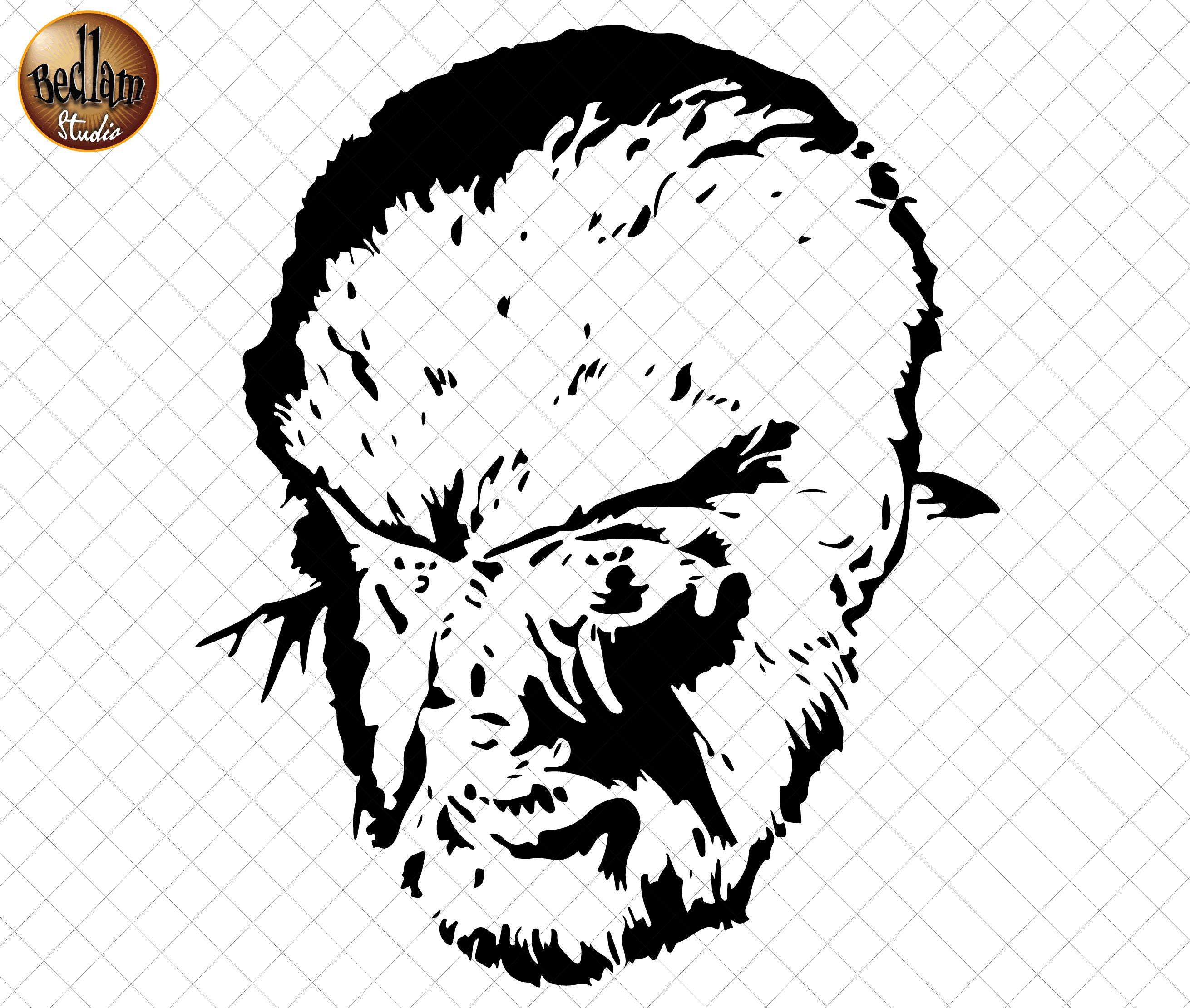 Wolfman Stencil