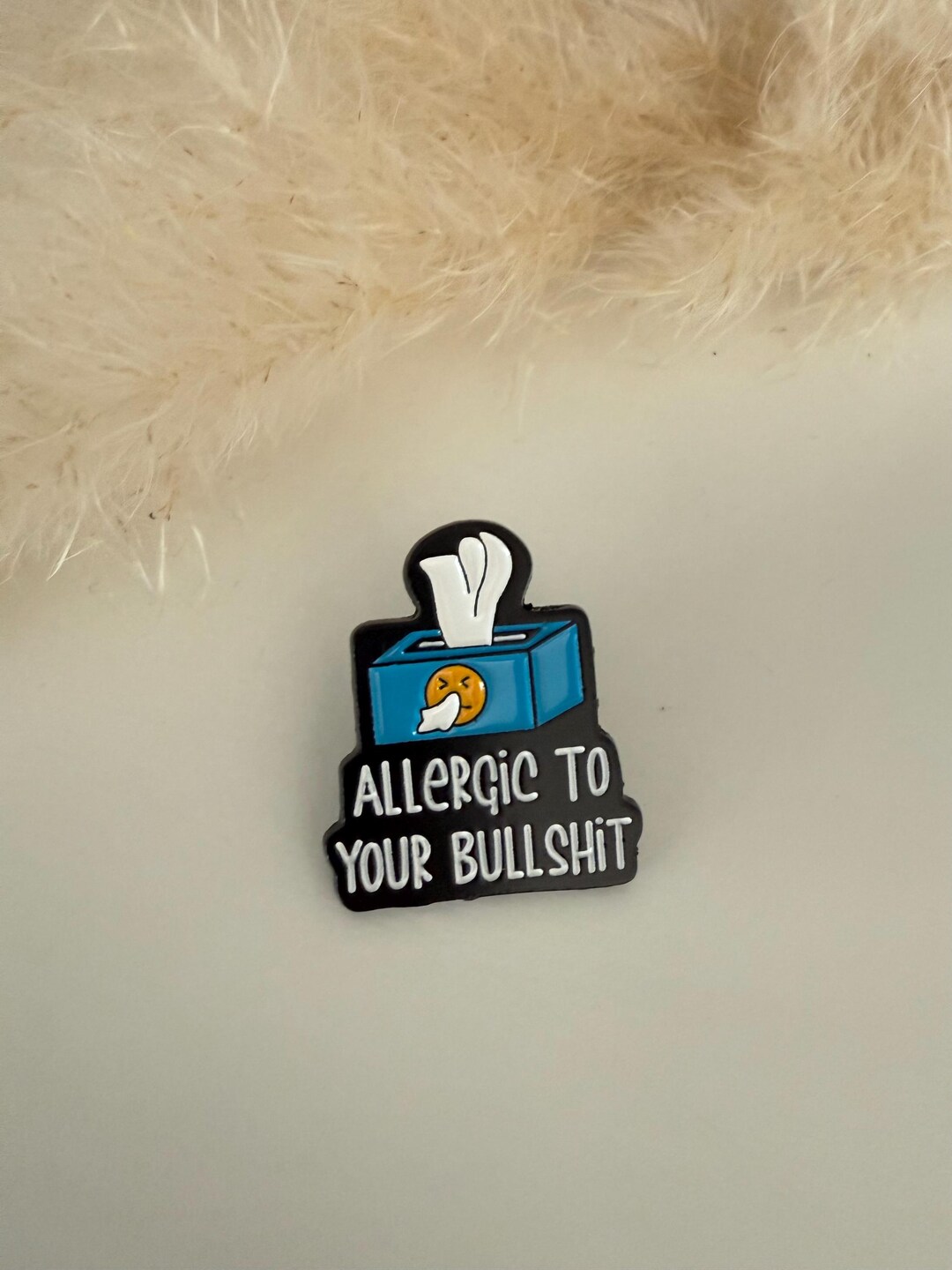 Allergic to Your Bullshit Enamel Pin Badge - Etsy