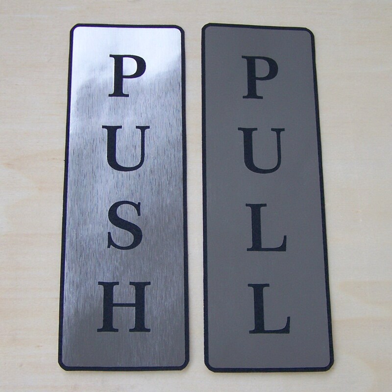 Buy Push Pull Signs Online In India - Etsy India