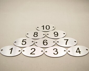 Locker Number Tags - Etsy