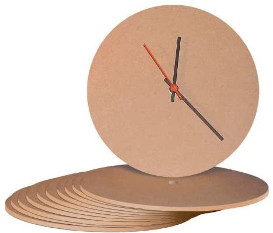 MDF Clock Face Round 170mm - Etsy