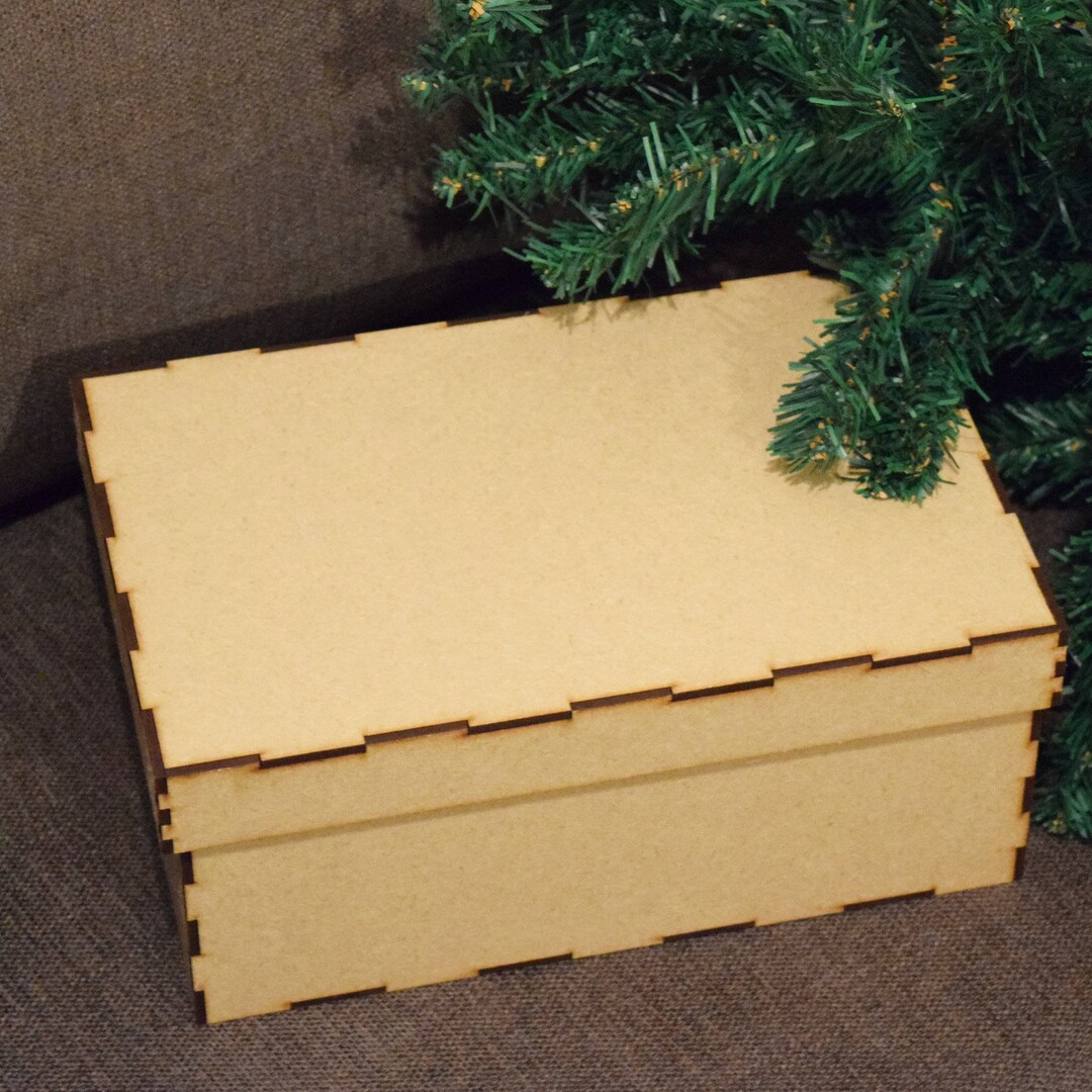 Christmas Eve Box, Unpainted Mdf,flat Pack, - Etsy