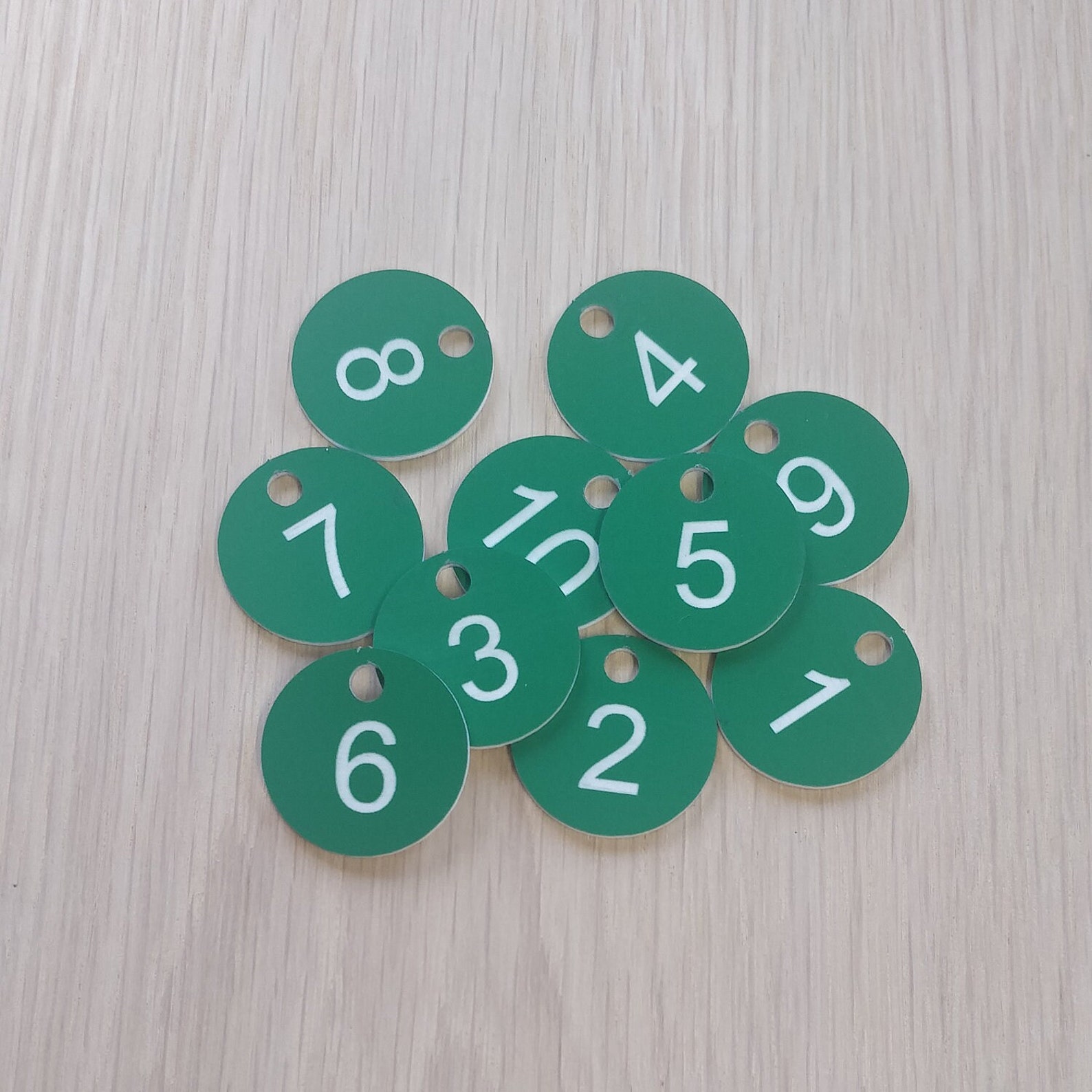 Laser Engraved Plastic Discs: 30mm Personalised Tags, Set of 10 - Etsy UK