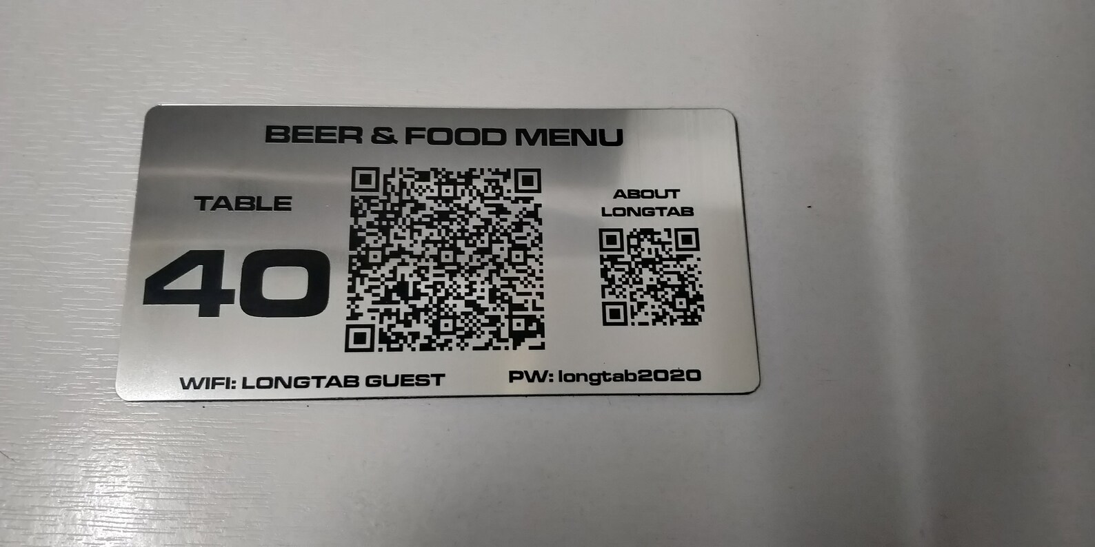 Personalised Plaque With QR Code Laser Engraved 150mm X 75mm - Etsy UK