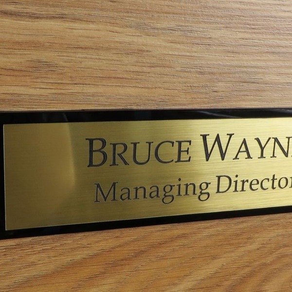 Door Name Plate - Etsy