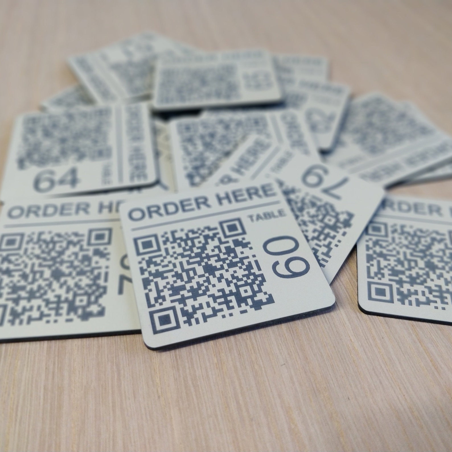 Custom Laser Engraved QR Code Tag: 6"x6" Square - Etsy