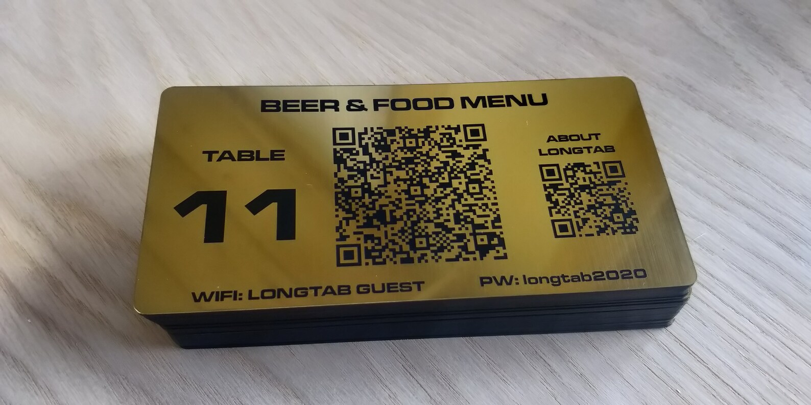 Personalised Plaque with QR Code Laser Engraved 150mm x 75mm | Etsy