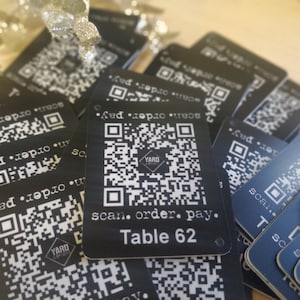 Custom Laser Engraved QR Code Tag: Scan to Order (30mm X 100mm) - Etsy