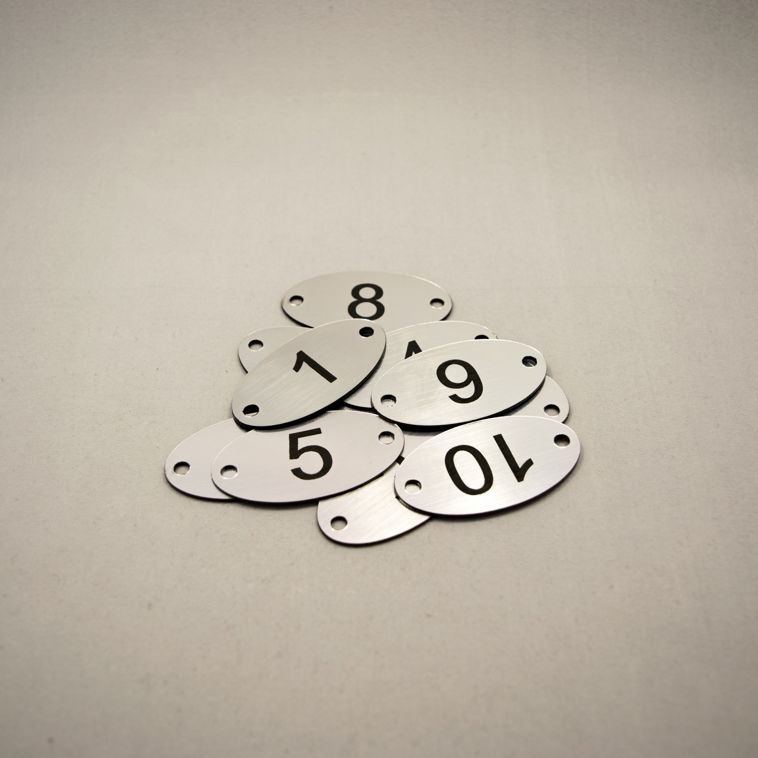 15 Laser Engraved Number Discs 2 Holes for Table Tags - Etsy