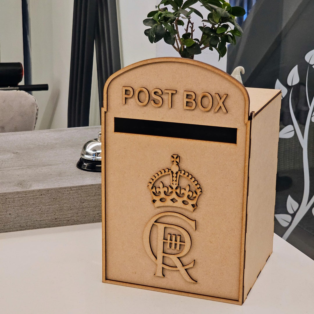 Elegant MDF Post Box for Weddings, Fundraisers, and Special Events - Etsy