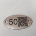 Laser Engraved Number Table Tags With QR Code, Locker, Pub, Restaurant ...