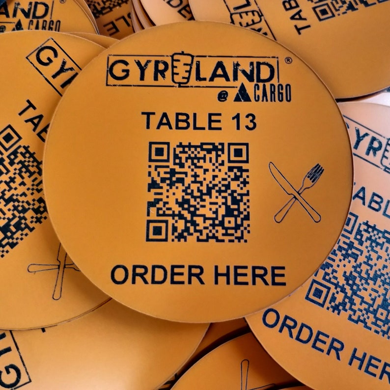 Personalised QR Code Laser Engraved Discs 85mm Diametertable - Etsy UK