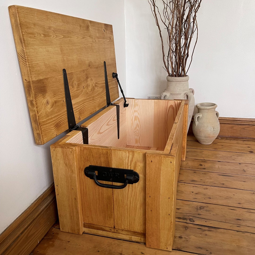 Blanket Box, Chest, Wooden Trunk, Coffee Table, Storage Box - Handmade ...