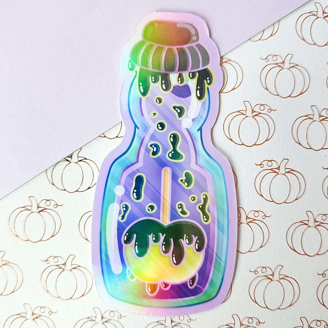 Poison Apple Ramune Sticker Aesthetic Sticker Fall Aesthetic Halloween ...