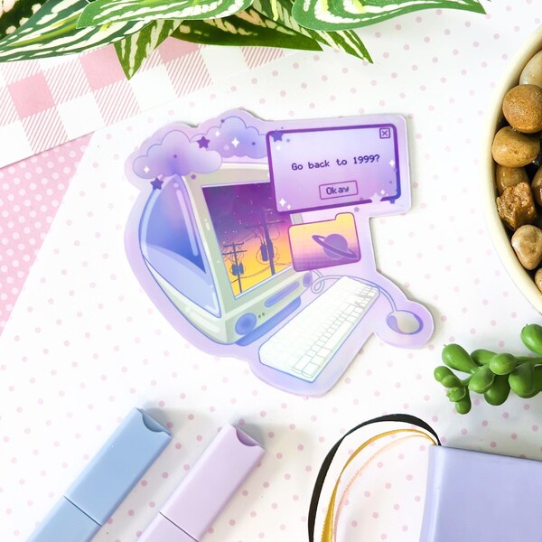 Vaporwave Sticker - Etsy