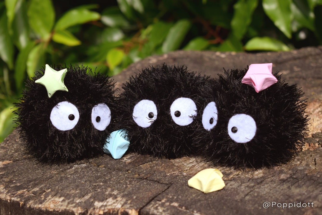 Crochet Soot Sprite Handmade Plushie Cheap Studio Ghibli Gift Dust ...