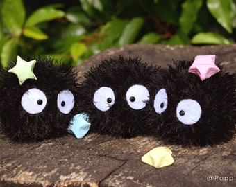 Susuwatari Handmade Crochet Amigurumi Plushie - Etsy