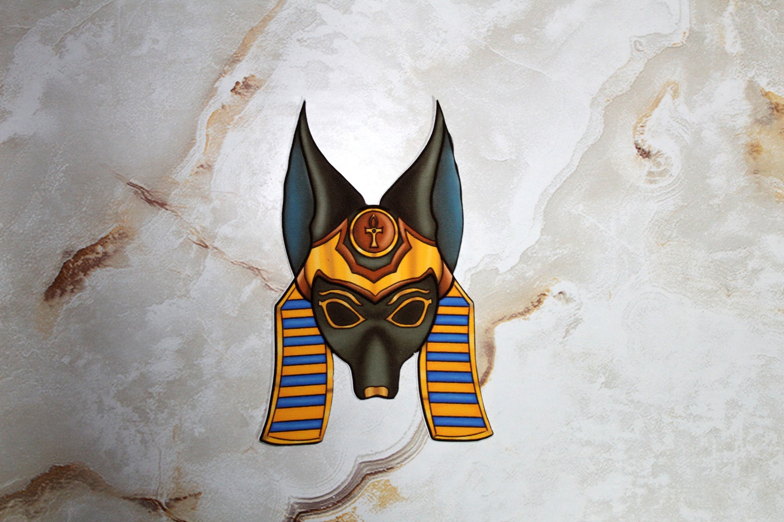 Anubis Mask Sticker | Etsy