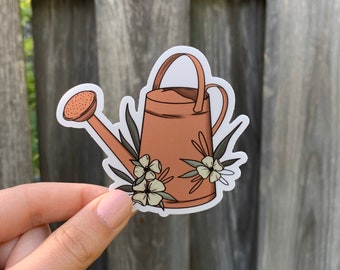 Watering Can Sticker | Etsy