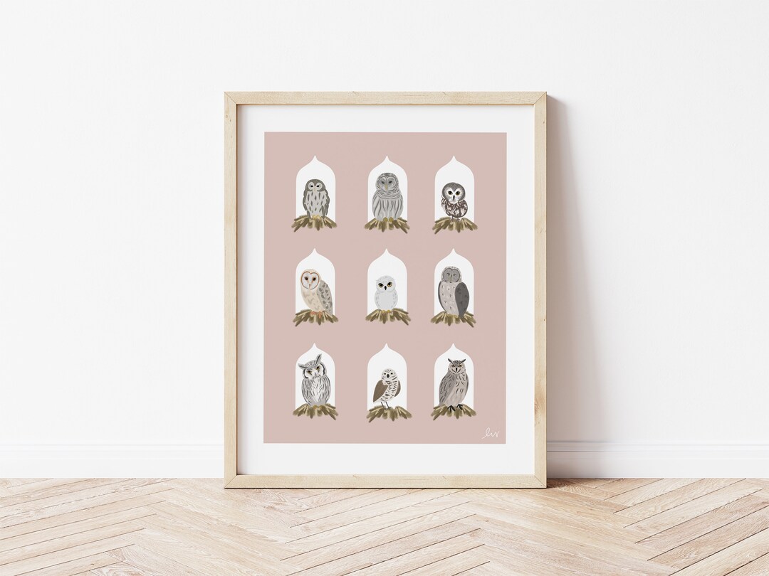 The Owlery Print | 8x10 - Etsy