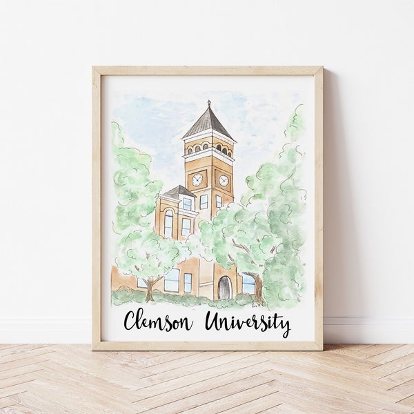 Clemson Art - Etsy