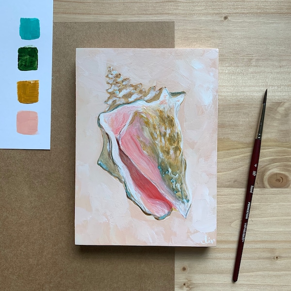 Shell Painting - Etsy