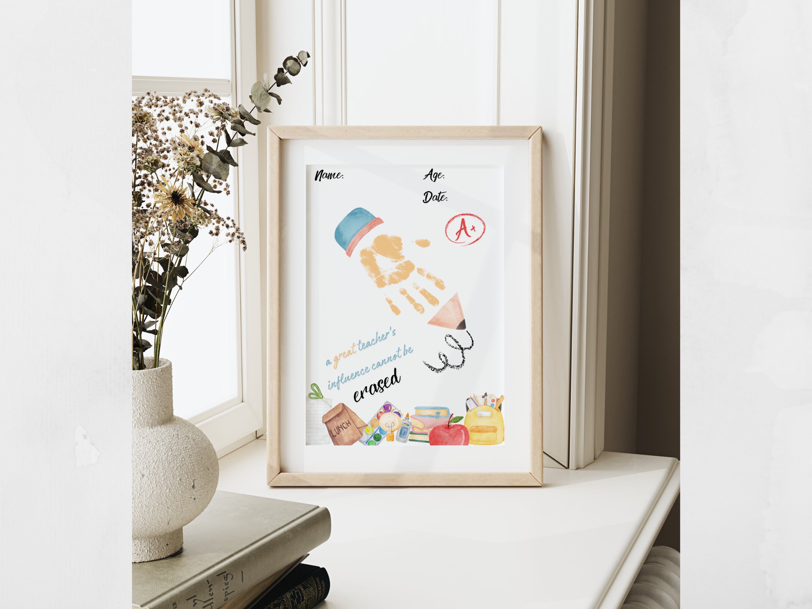 Teacher Appreciation Week Craft, Printable DIY Craft, Gift for Teacher ...