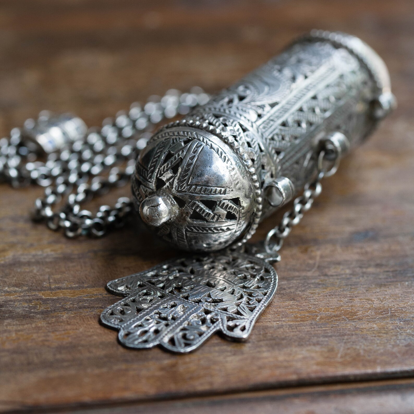 HUGE Antique Bedouin Prayer Box Necklace, Antique Taviz Ta'wiz Amulet ...