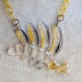 1940's Lucite Butterfly Bug Necklace, 1940's Lucite Chain Necklace ...