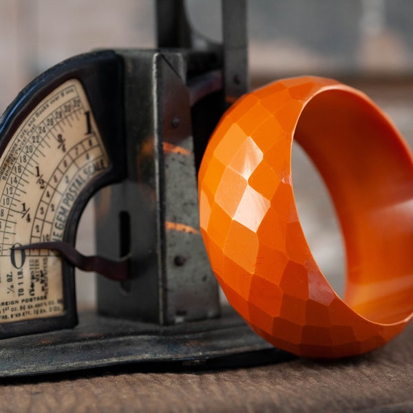 Orange Bakelite - Etsy