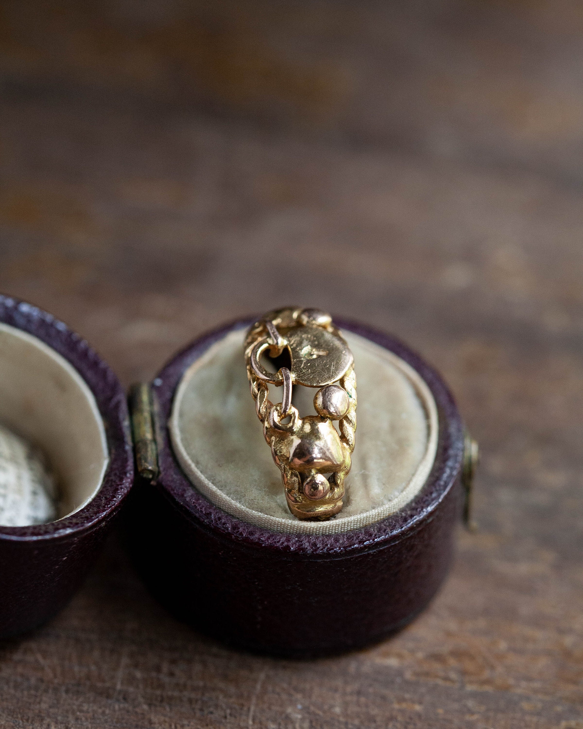 Antique Padlock Ring, Victorian Padlock, Key and Heart Ring, Key to My ...