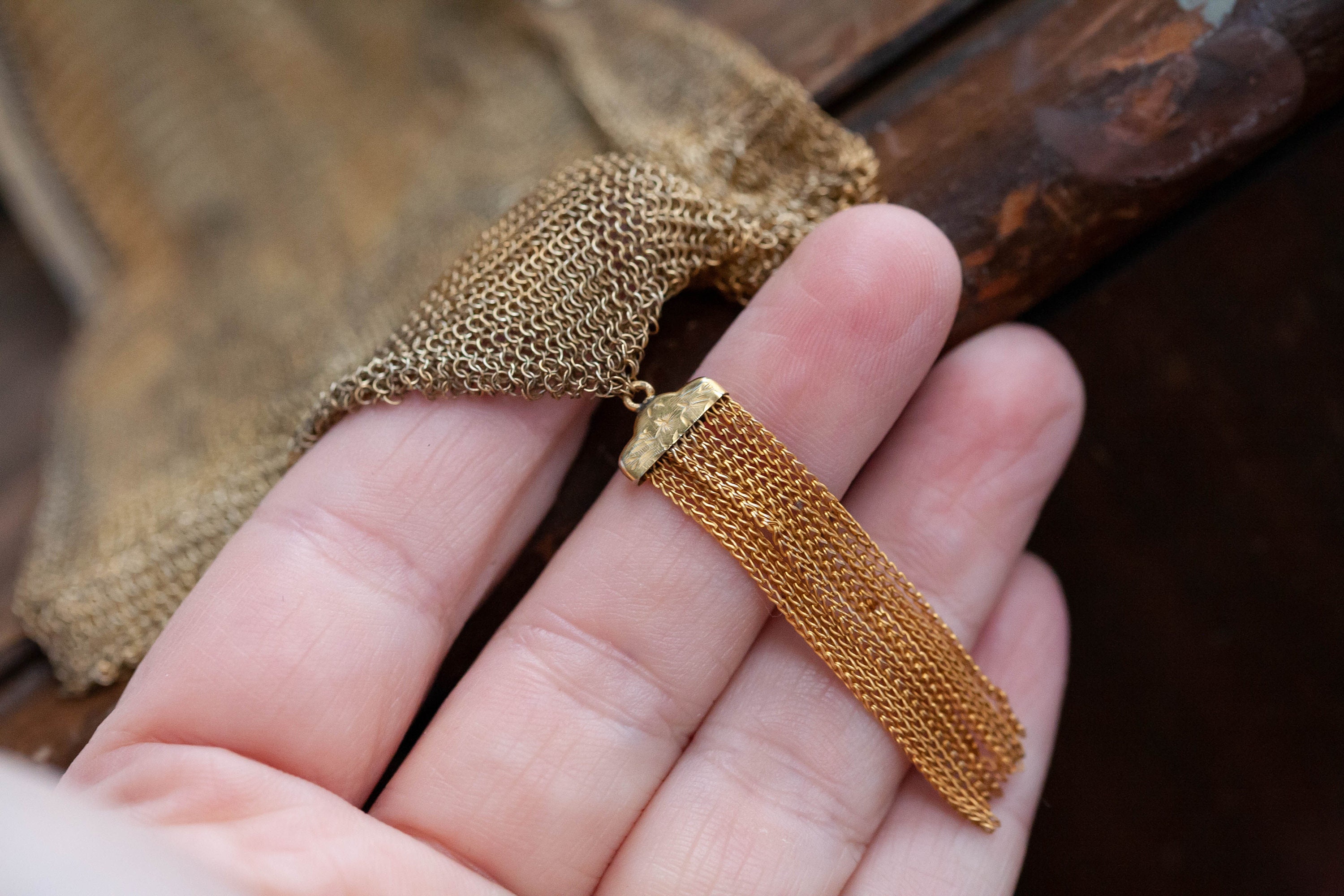 Victorian Mesh Purse Antique Gold Mesh Bag Purse Victorian | Etsy