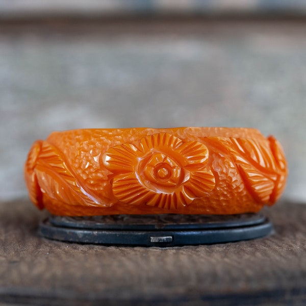 Orange Bakelite - Etsy