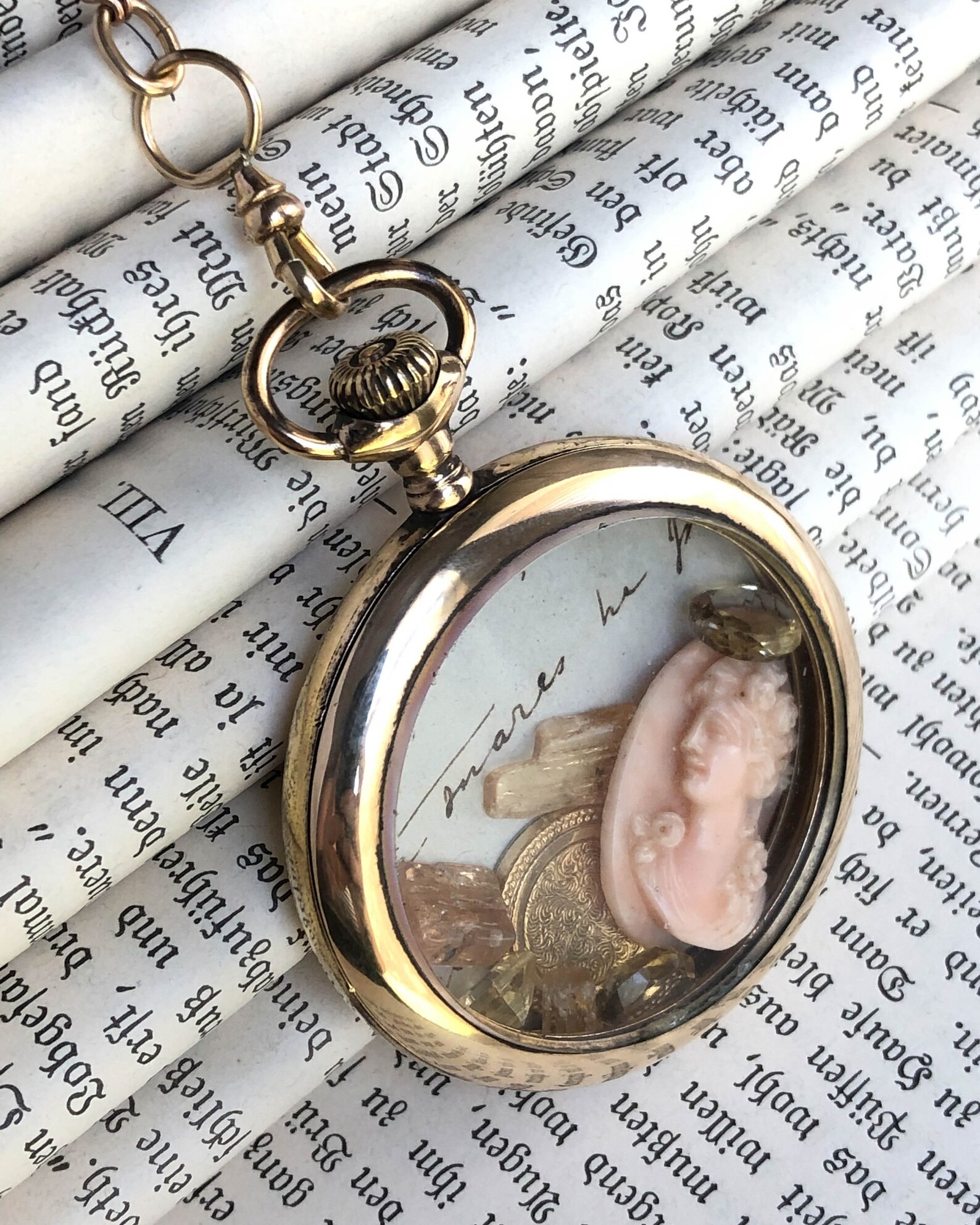 AMAZING Victorian Shaker Locket Gold Filled Watch Case - Etsy