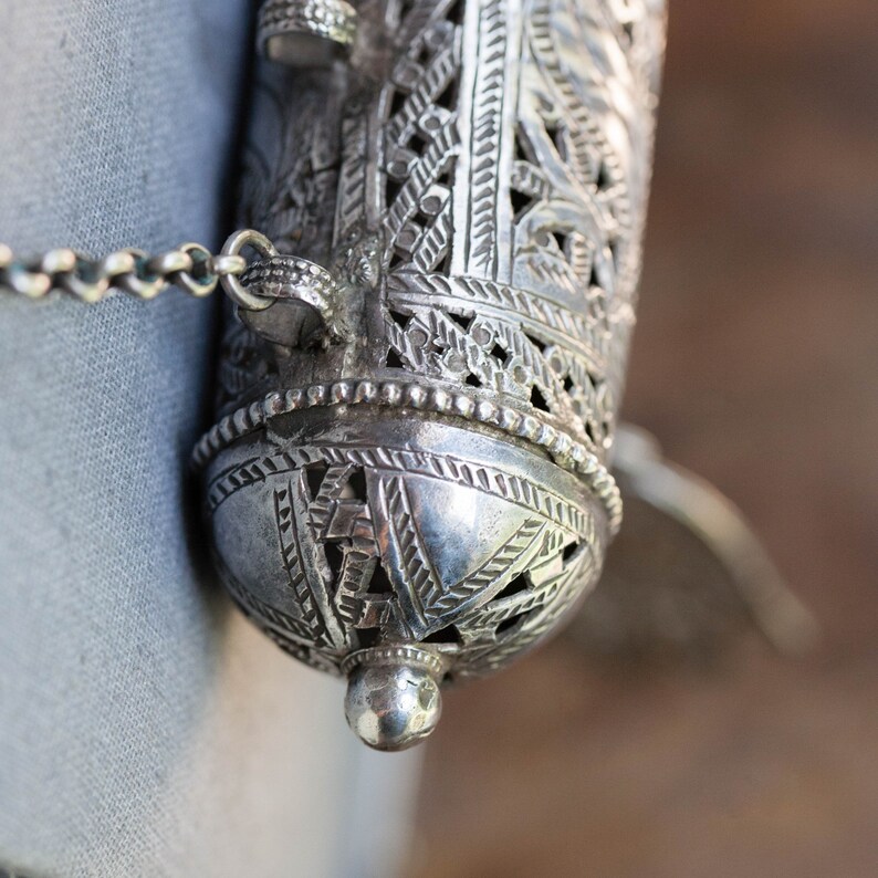 HUGE Antique Bedouin Prayer Box Necklace, Antique Taviz Ta'wiz Amulet ...