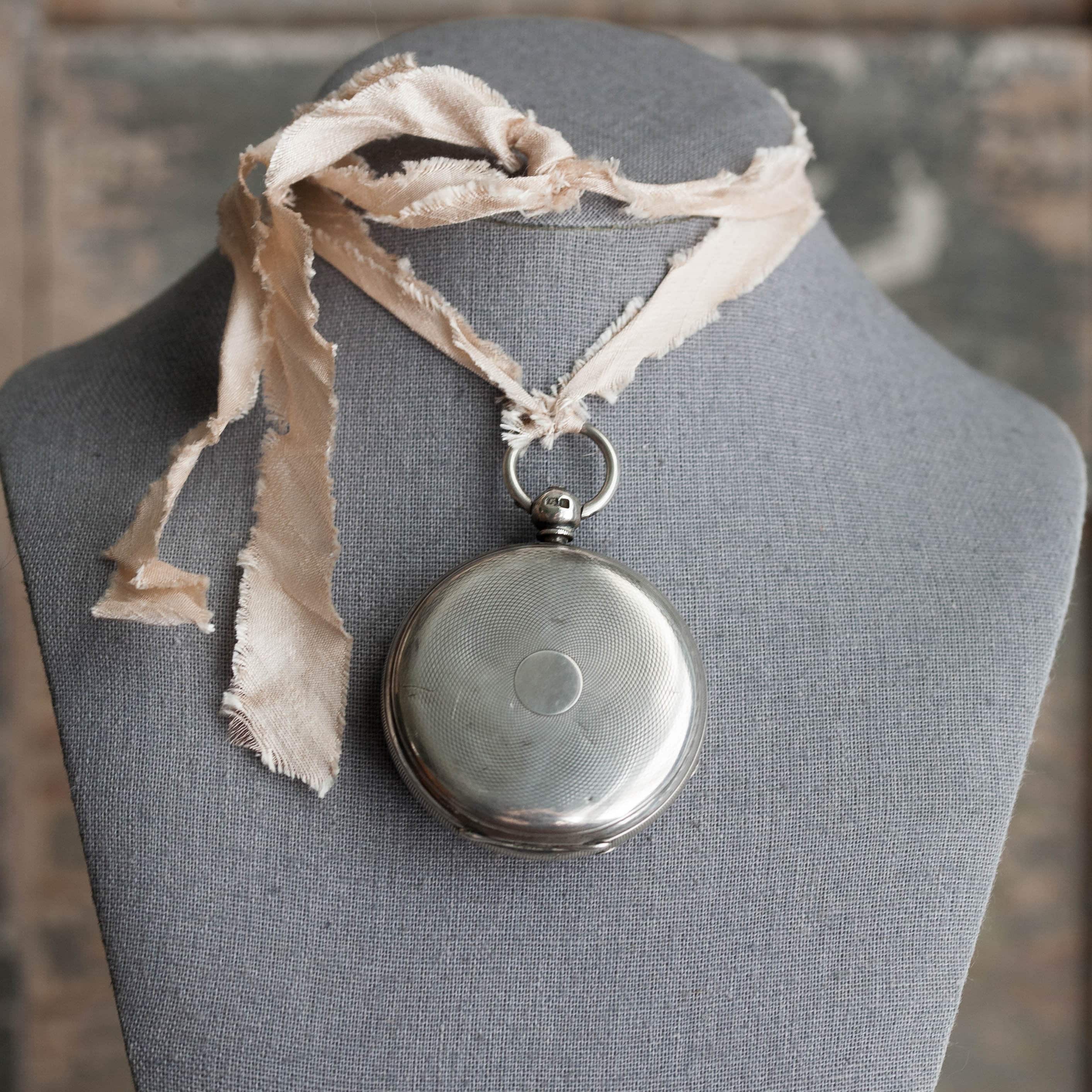 1800's English Sterling Watch Case, Antique Sterling Watch Case ...